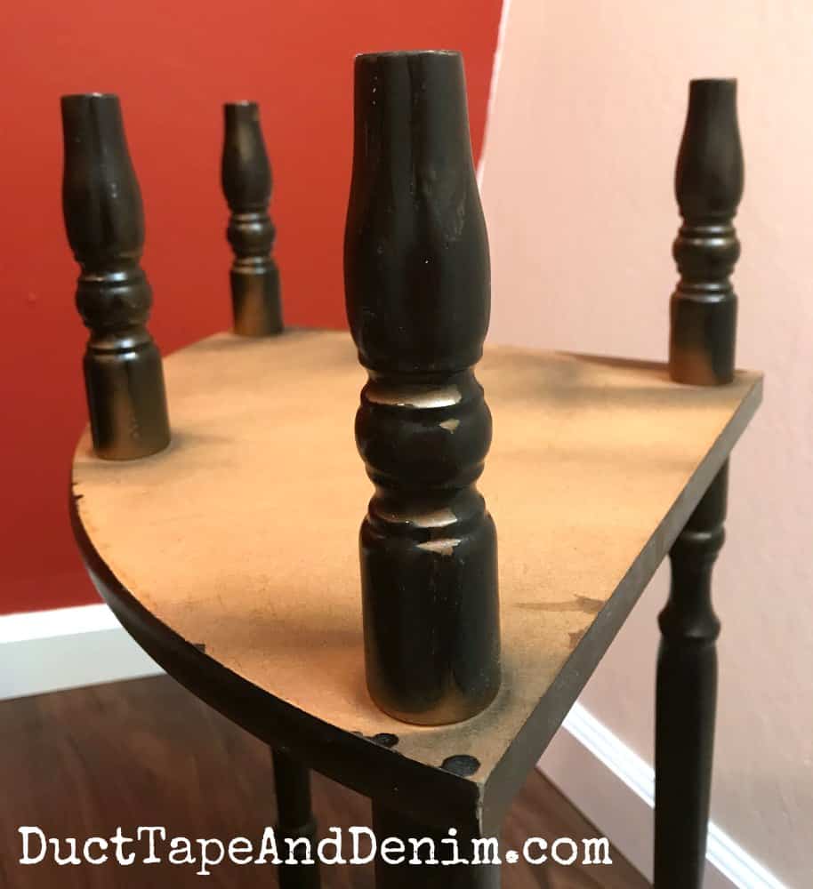 How to Turn a $5.00 Corner Table into Something Useful
