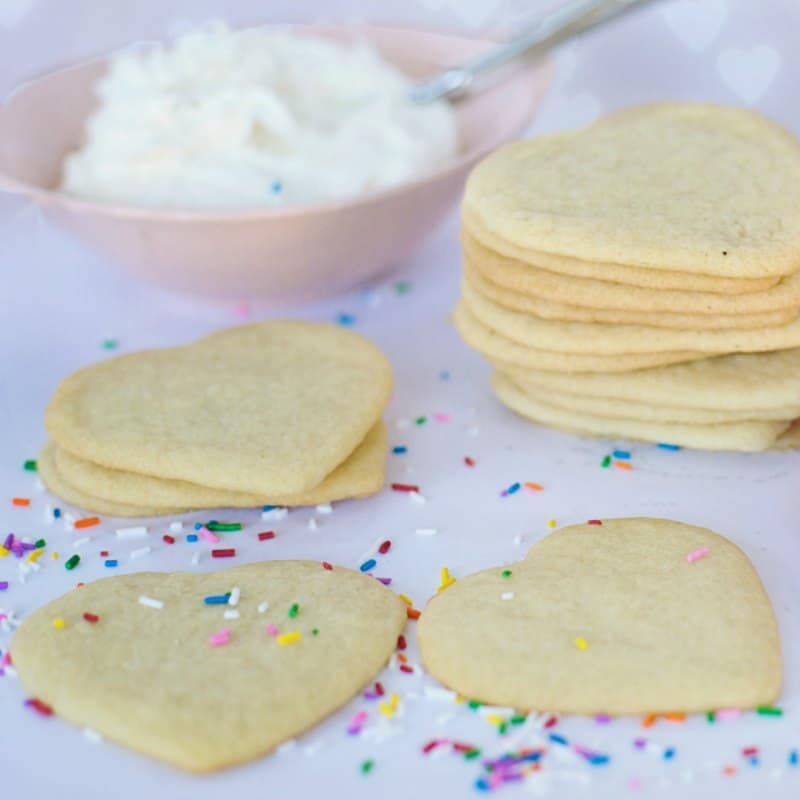 Valentine's Day Conversation Heart Sugar Cookies Recipe