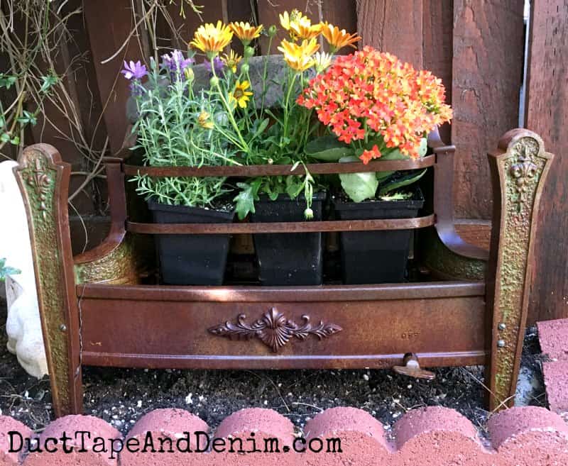 How to Repurpose an Old Heater into a Planter for Your Patio