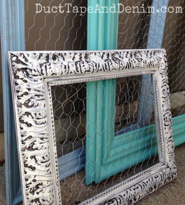 21 Painted Frame Makeovers & Thrift Store Frame Upcycle Projects