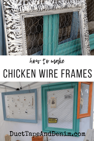 How to Make Chicken Wire Frames from Thrift Store Finds