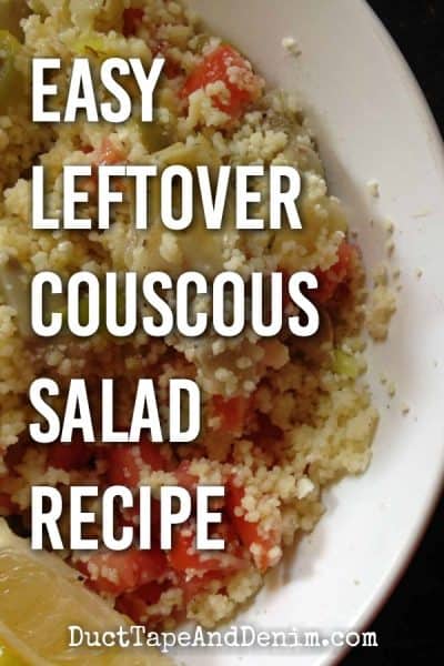 Easy Couscous Salad Recipe to Use Up Leftovers