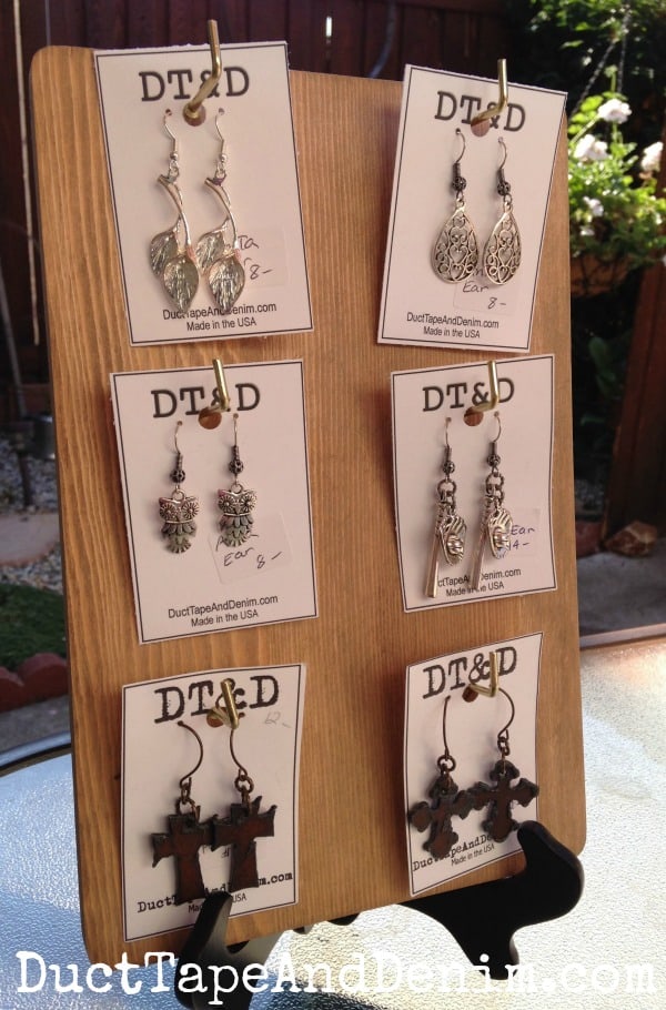 Handmade Earring Display DIY