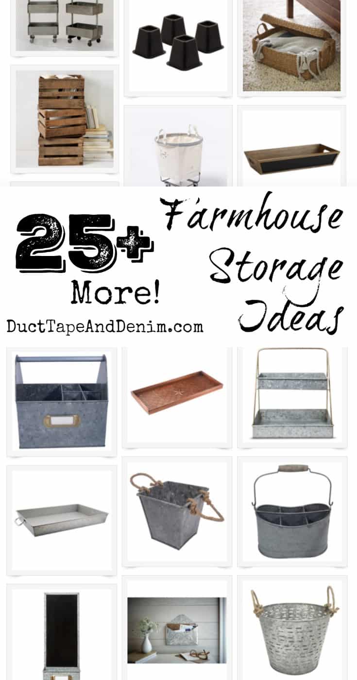 25+ MORE Farmhouse Storage Ideas