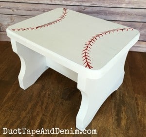 DIY Baseball Stool