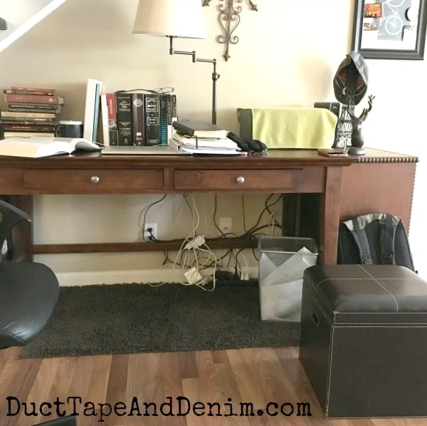 How to Hide Cords from Charging Stations on Desk