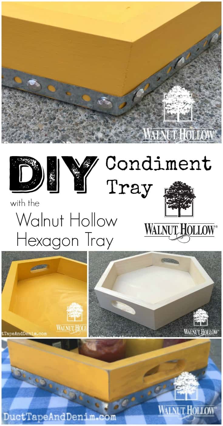 DIY Condiment Tray - Vintage Style!
