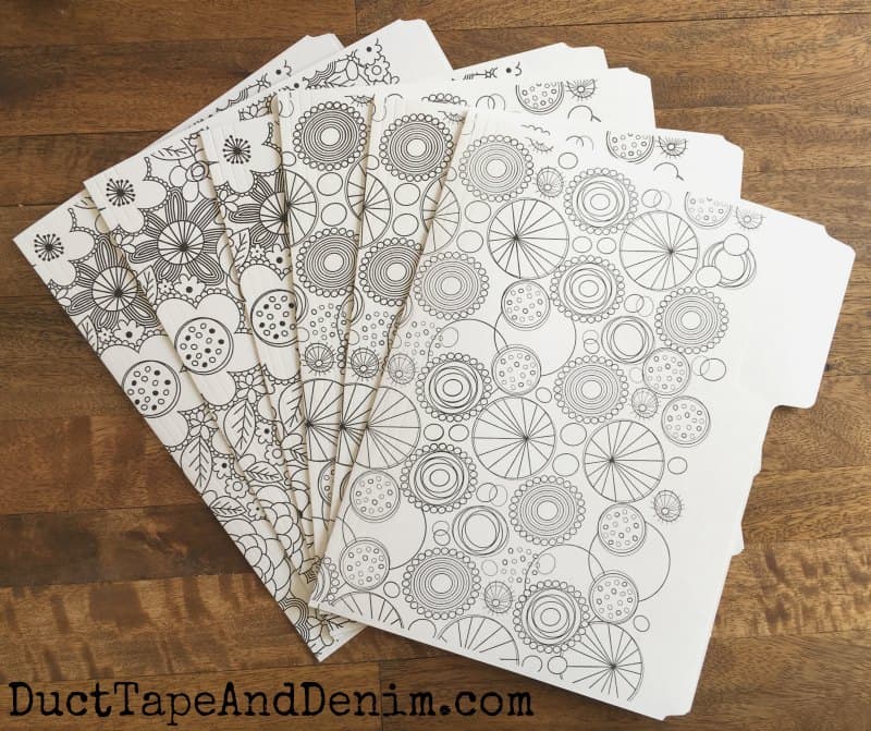 Coloring for Grown Ups | Adult Coloring Pages & File Folders