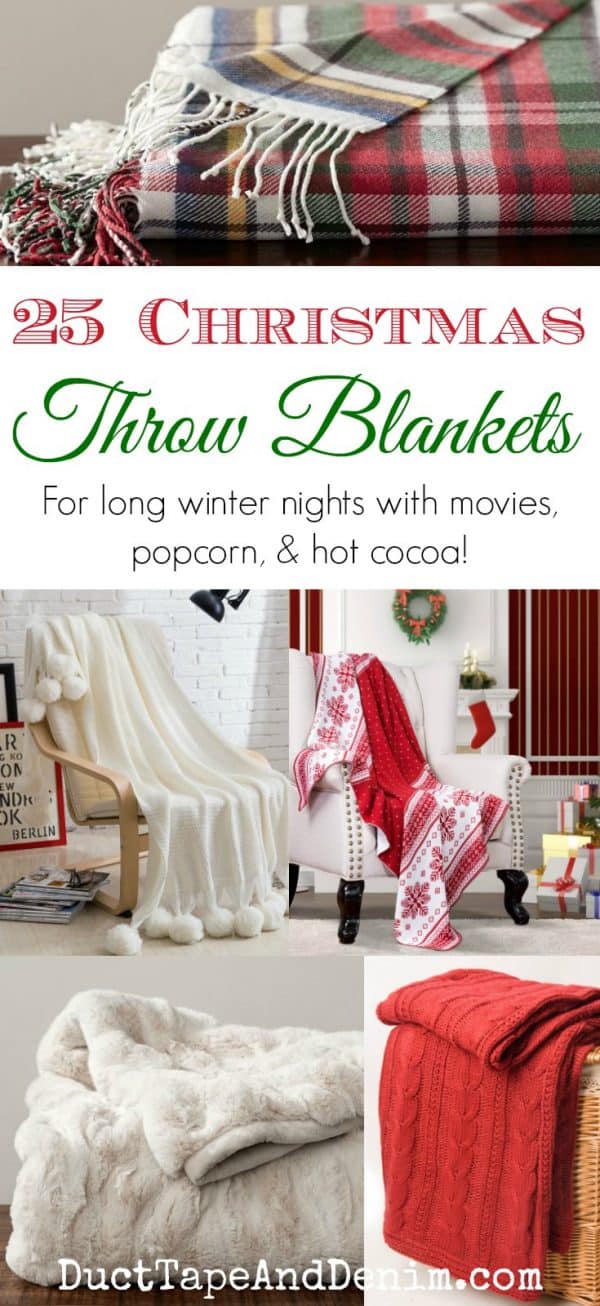 25 Cozy Christmas Blankets for Curling Up on the Couch