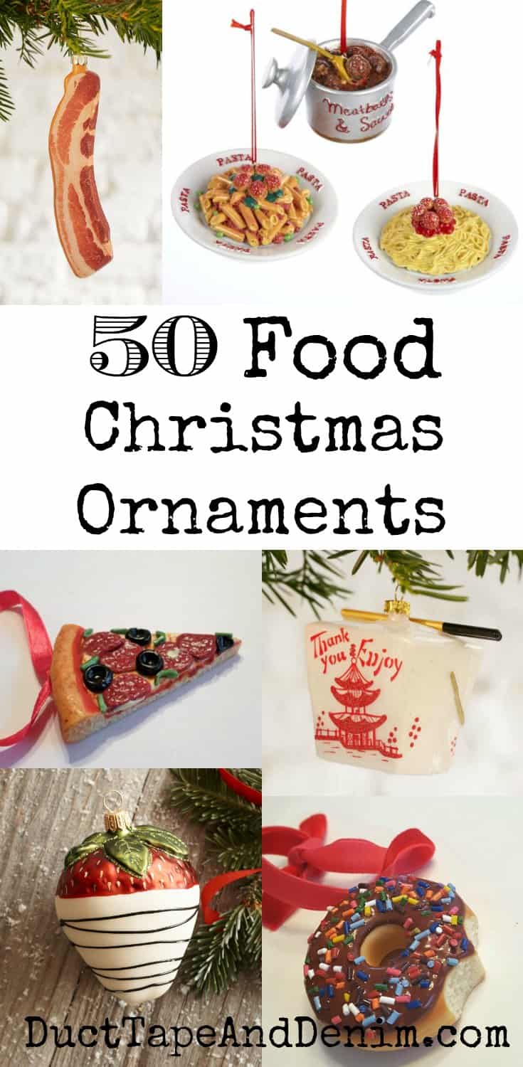 50 Food Christmas Ornaments | Gift Ideas for the Foodie on Your List!