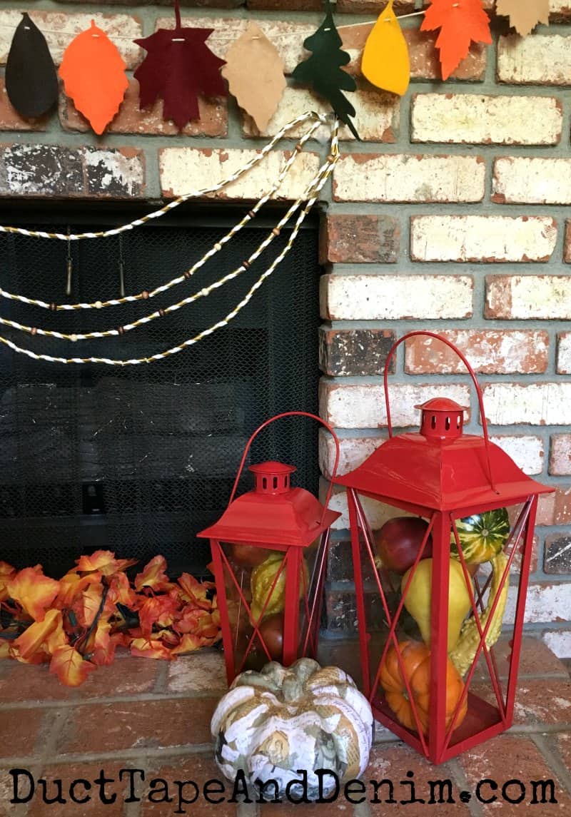 Paper Straw Garland | Quick & Easy DIY Thanksgiving Decoration