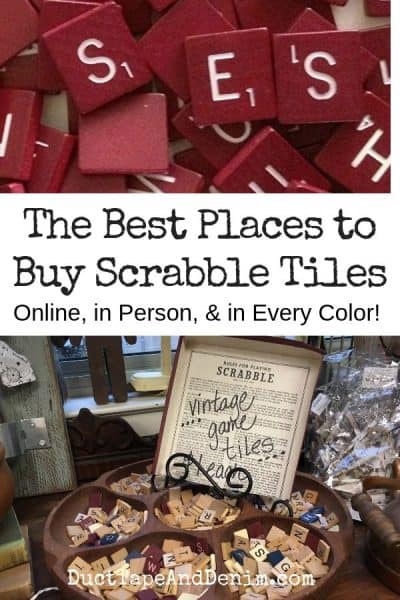 The Best Places for You to Buy Scrabble Tiles for Craft Projects