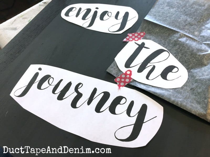 Easy DIY Vintage Camper Trailer Signs, Chalkboard Style Stencil Sign