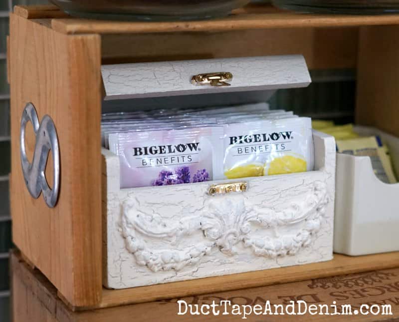 How to Make a DIY Wooden Tea Box for my Bigelow Tea Station