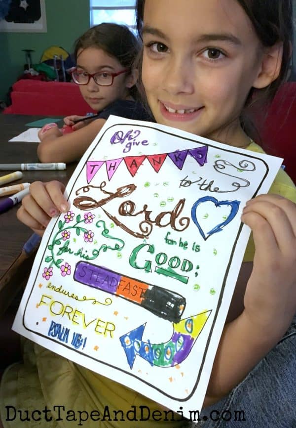 Psalm 118:1 Scripture Coloring Page