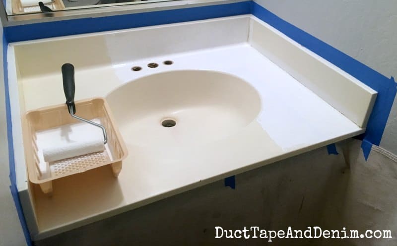 How to Paint a Sink, a DIY Bathroom Project Your Budget Will Love!