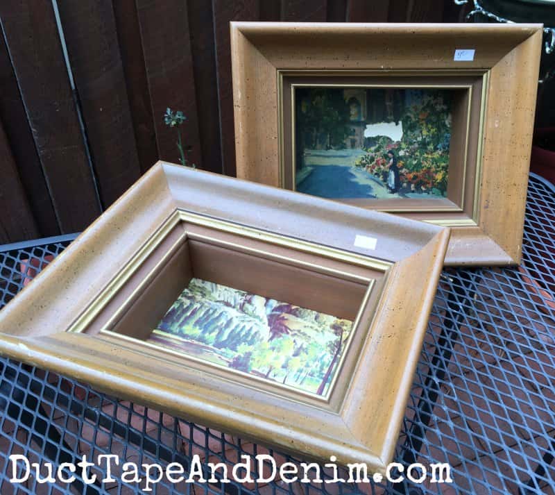 How to Paint Shadow Box Frames to Display Vintage Collections