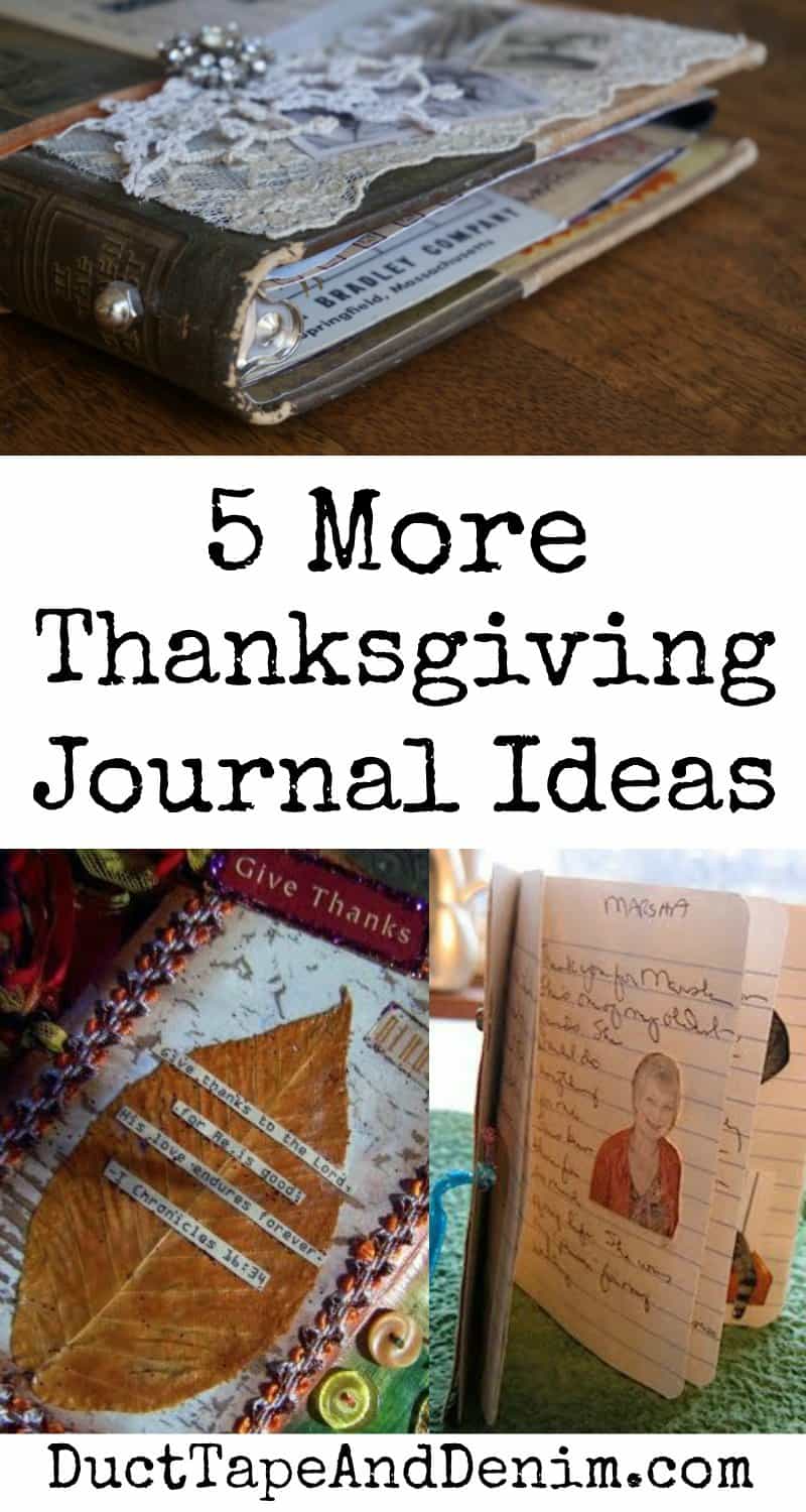 4 More Handmade Thanksgiving Journal Ideas, Simple to Artistic