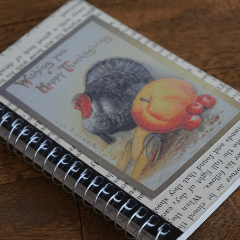 How to Make a Simple Thanksgiving Journal