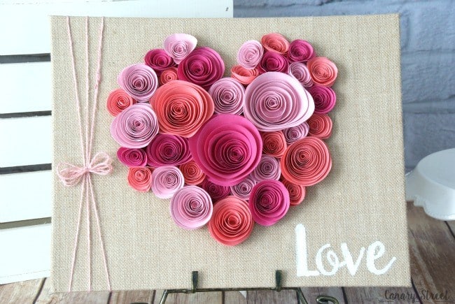 20 Easy Valentine's Day Crafts with Paper Scraps - Duct Tape and Denim