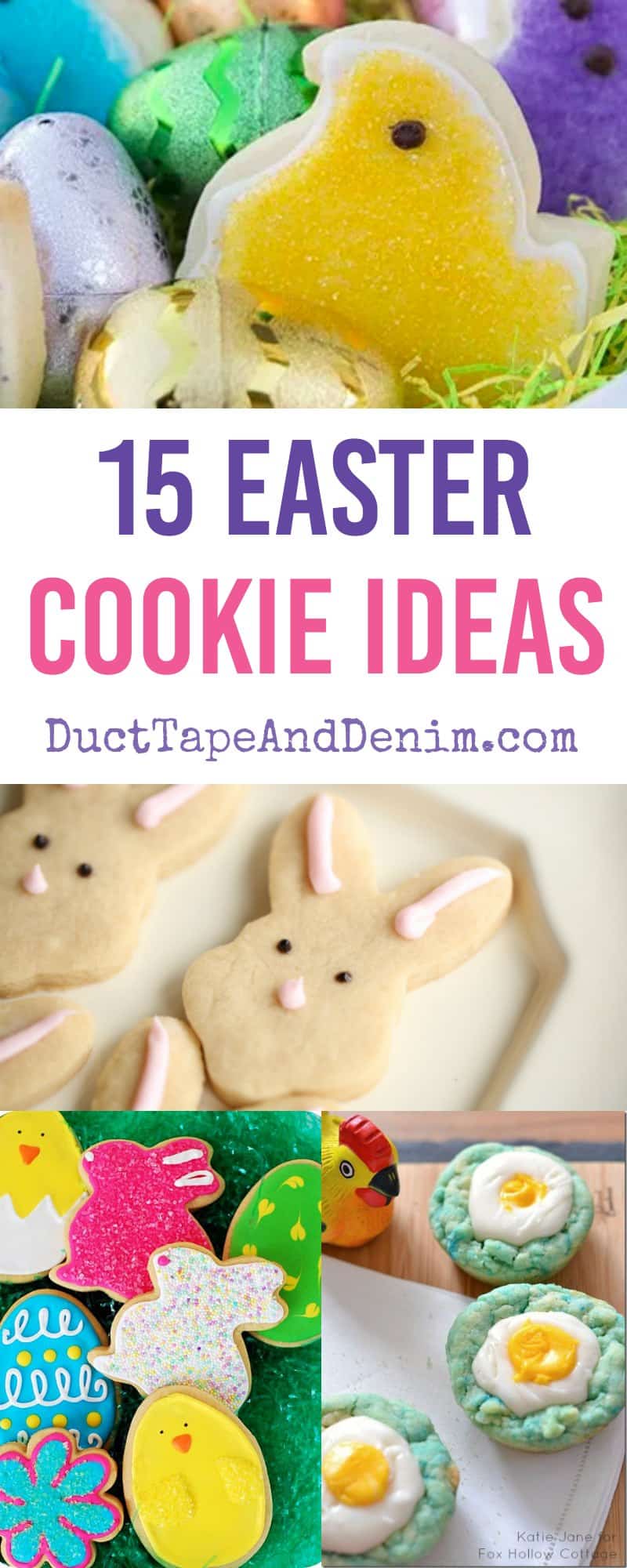 15 Easy Easter Cookie Ideas to fill your Easter Basket