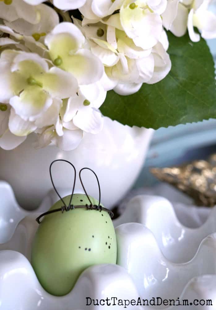 DIY Wire Easter Bunny Ears for Unique Easter Eggs