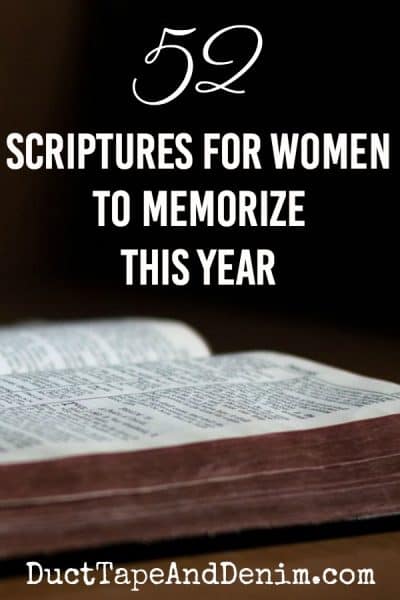 52 Bible Verses for Women to Memorize This Year