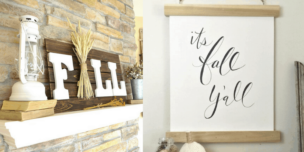 21 Easy Fall Signs You Can Make Yourself