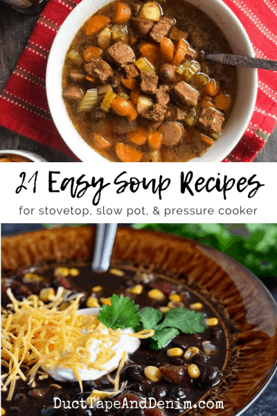 21 Easy Soup Recipes to Make for Your Family Tonight