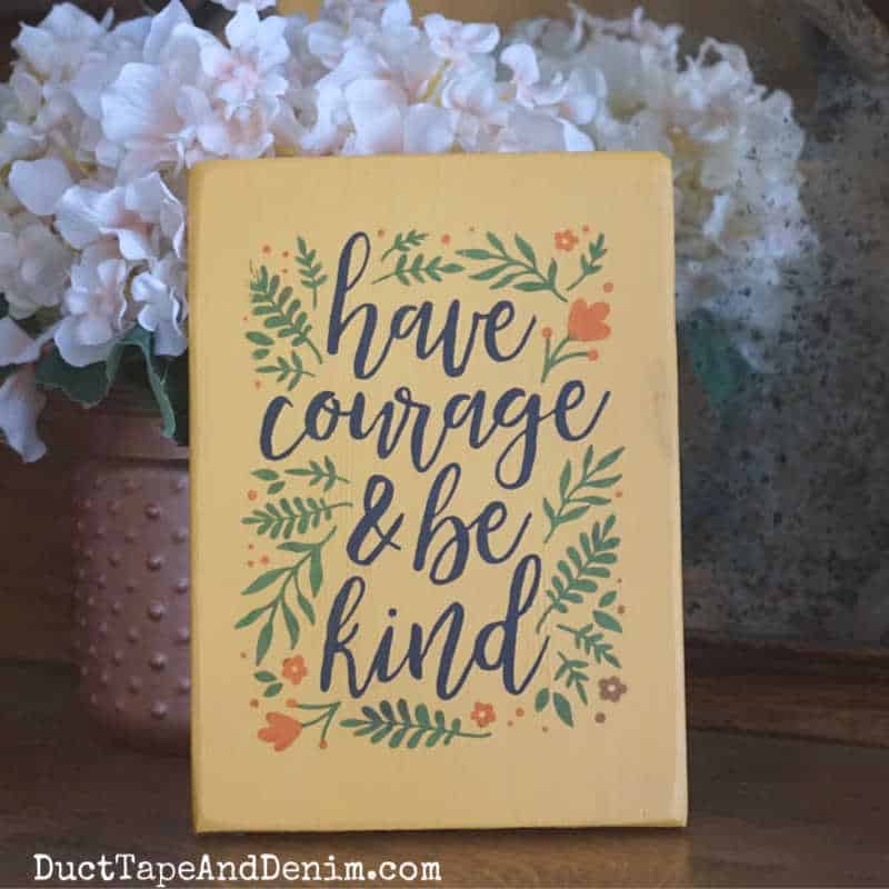 How to Make a Sign from a 1" x 6" Board | Easy DIY Mini Signs
