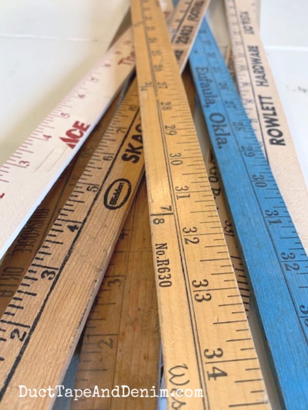 How to Make Yardstick Christmas Tree Ornaments {VIDEO}