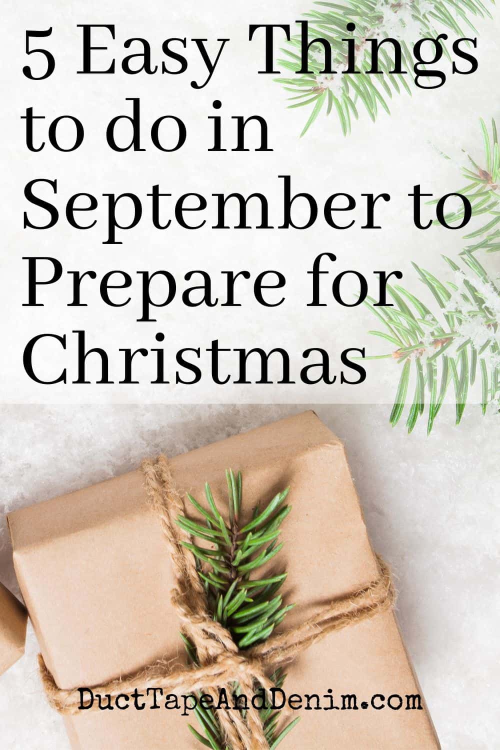 5 Helpful Things to do for Christmas in September This Year