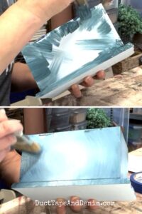 How to Update a Boring Old Jewelry Box with Hydrangea Transfers